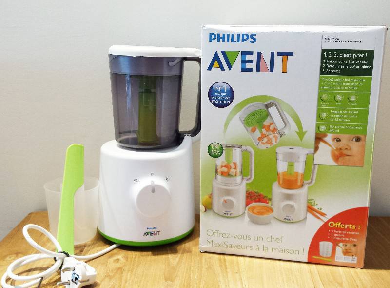 Robot cuiseur vapeur et mixeur philips avent - Childcare - Baby Gear ...