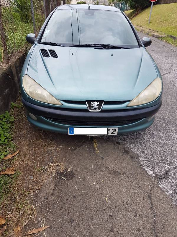 Peugeot 206 version - green live 1. 4 75cv - Voitures Martinique • Cyphoma