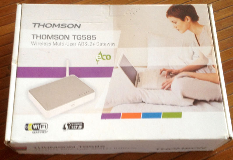 Thomson tg585 wireless router - Computers Saint Martin • Cyphoma