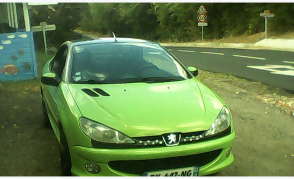 Peugeot 206 cc série limitée green - Voitures Martinique • Cyphoma