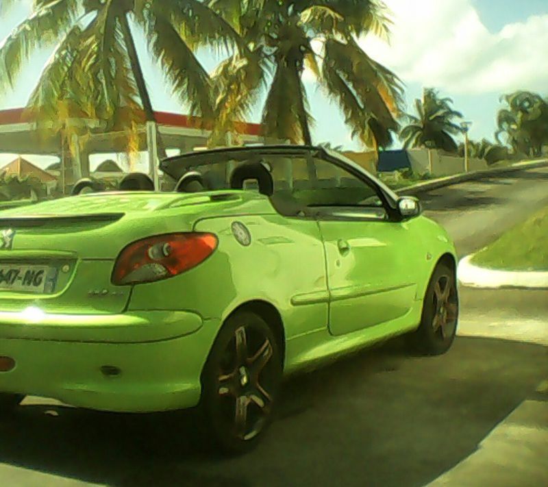 Peugeot 206 cc série limitée green - Voitures Martinique • Cyphoma