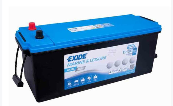 Batterie exide agm ep1200 140ah - Accessoires - Accastillage Saint ...